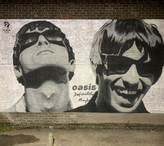 Oasis - Noel and Liam Gallagher Mural in Manchester | Landmarks